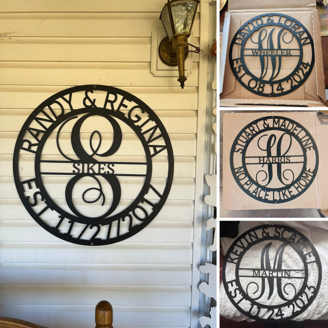 Precious Engraved Custom Metal Art - Beautiful Personalized Gifts