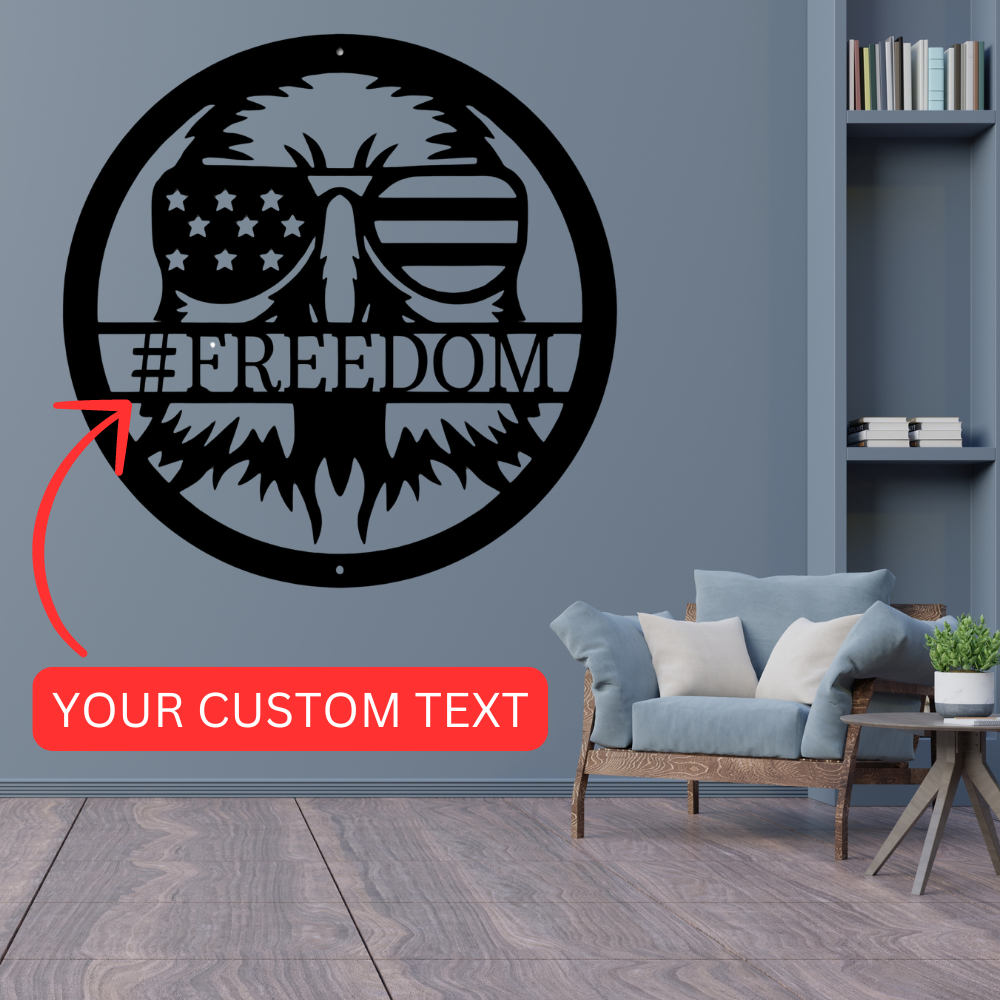 American Eagle Personalized Gifts - Custom Metal Sign – Precious Engraved